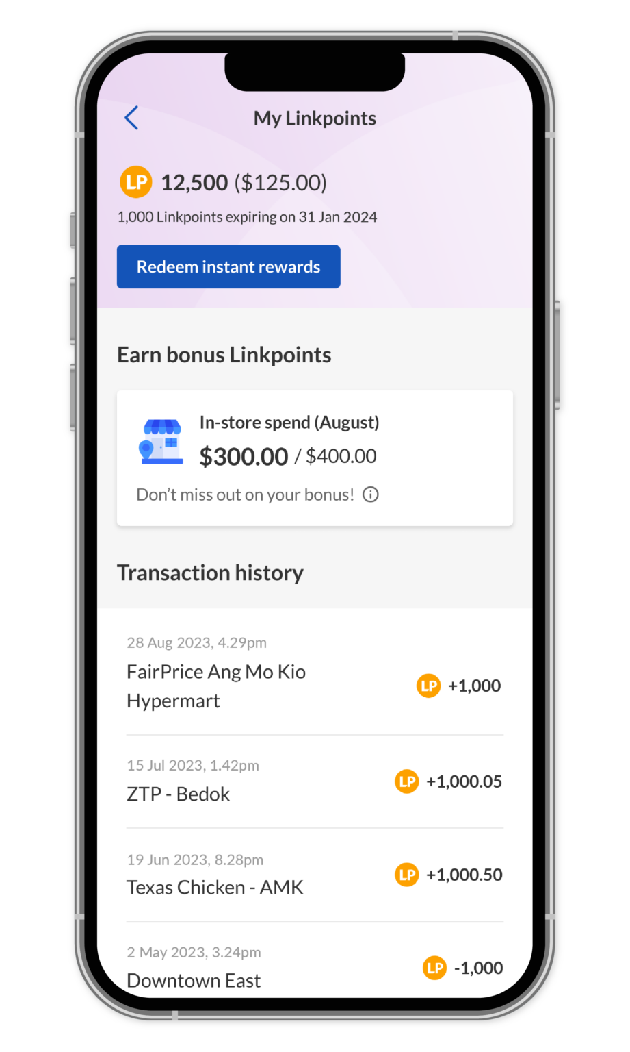 Get Linkpoints everywhere with your FairPrice Group app - Link