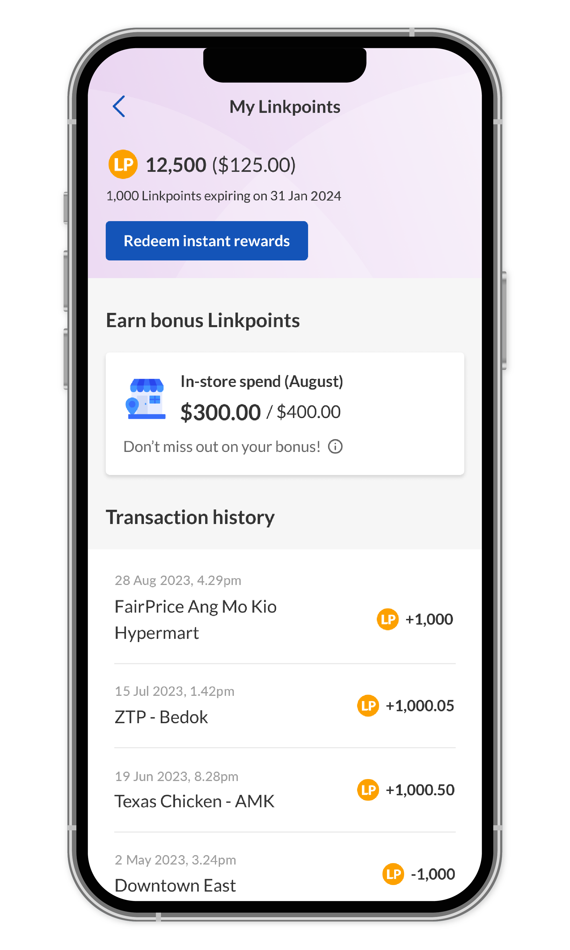 Get Linkpoints everywhere with your FairPrice Group app - Link